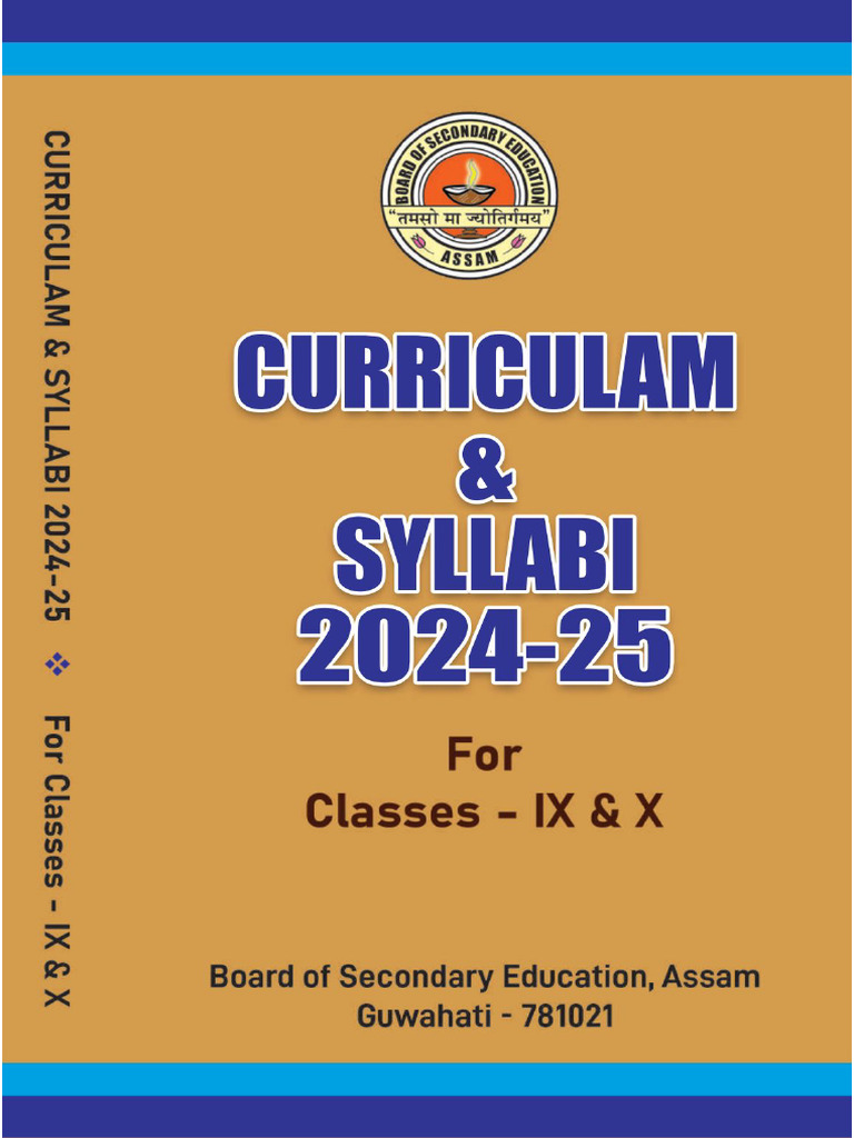 Curriculum and Syllabus | PDF