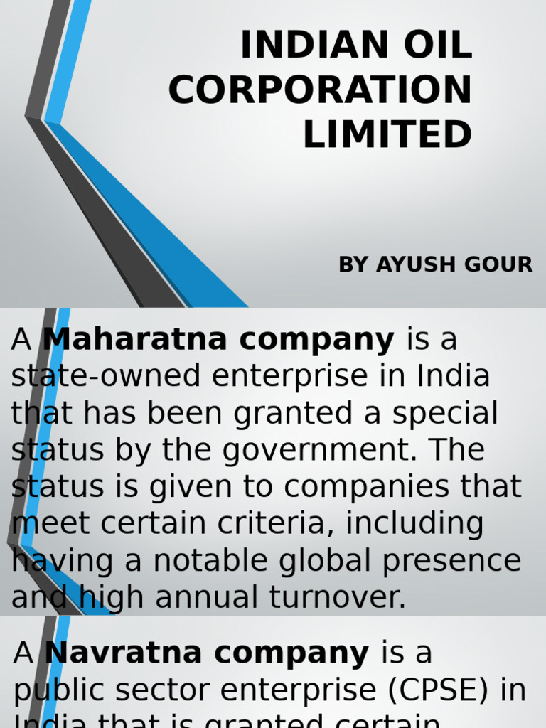 Indian Oil Corporation Limited | PDF | Economies