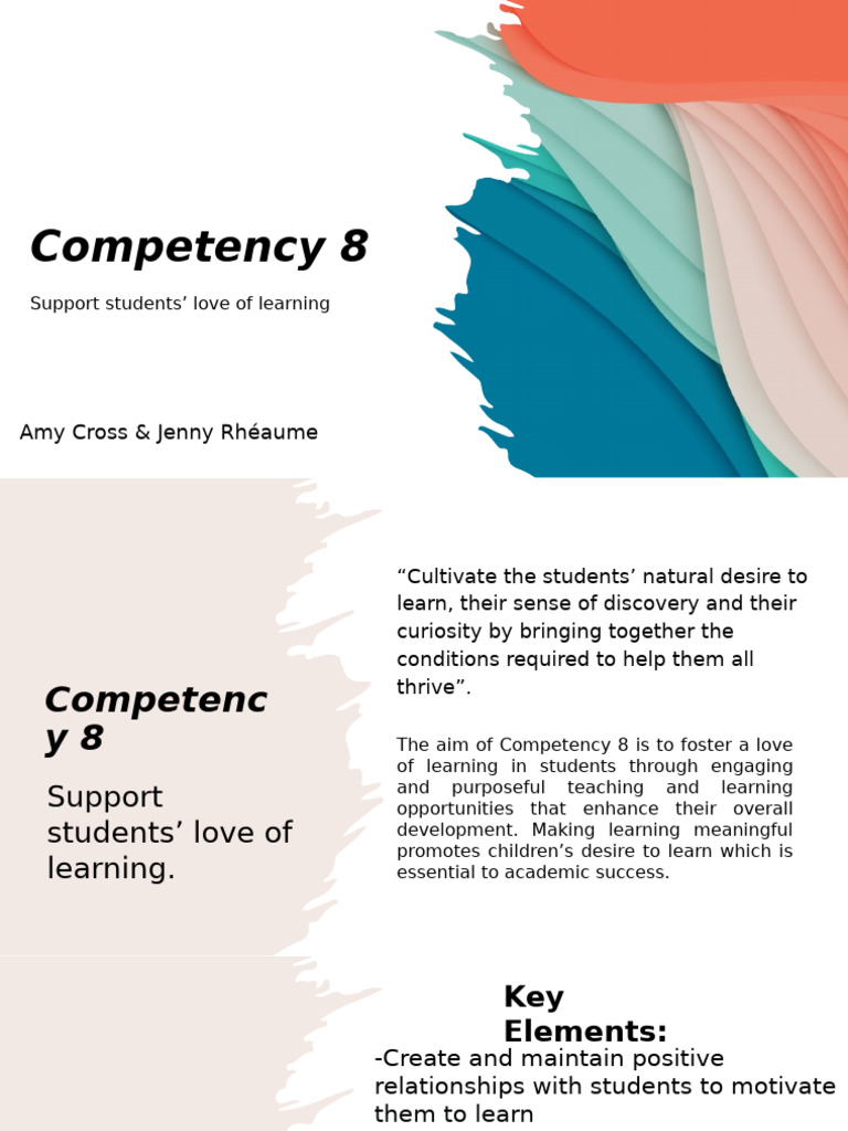 Competency 8 Presentation | PDF | Learning | Teachers