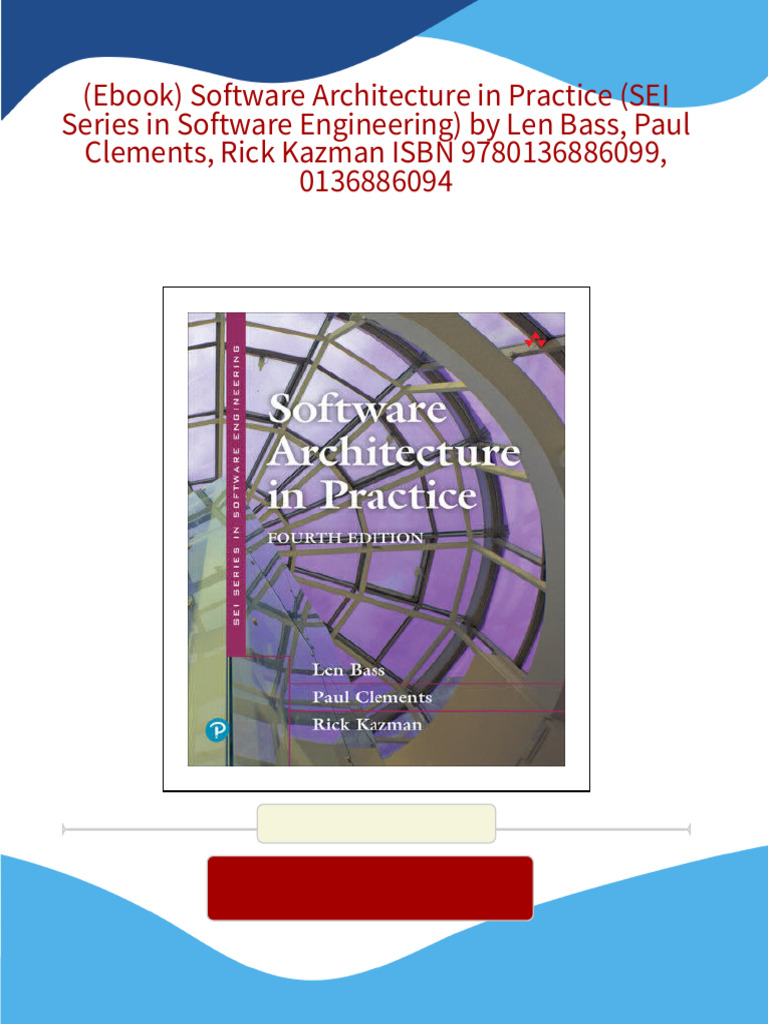(Ebook) Software Architecture in Practice (SEI Series in Software Engineering) by Len Bass, Paul ...