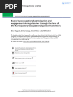 Participatory Occupational Justice Framework | PDF | Occupational ...