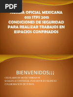 NOM 033-STPS-2015 (Marzo) | PDF | Oxígeno | Química