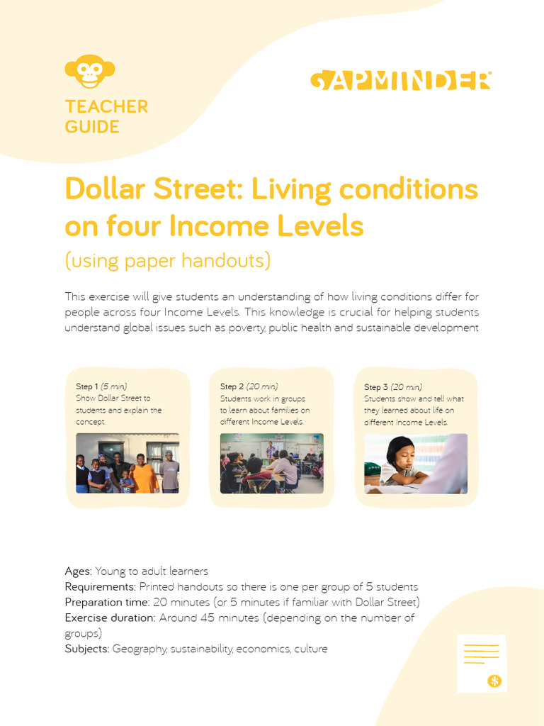 Understanding Dollar Street Income Levels | PDF | Poverty | Poverty ...