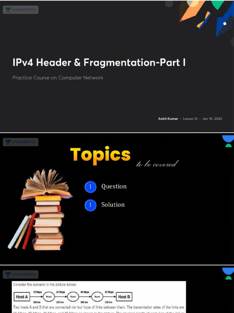IPv4 Header Fragmentation-Part I No Anno 1736835874368 | PDF