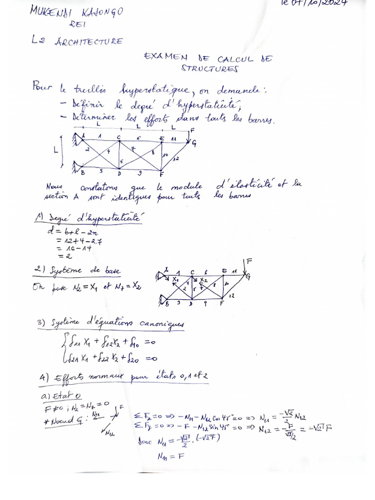 Calcul de Structure | PDF