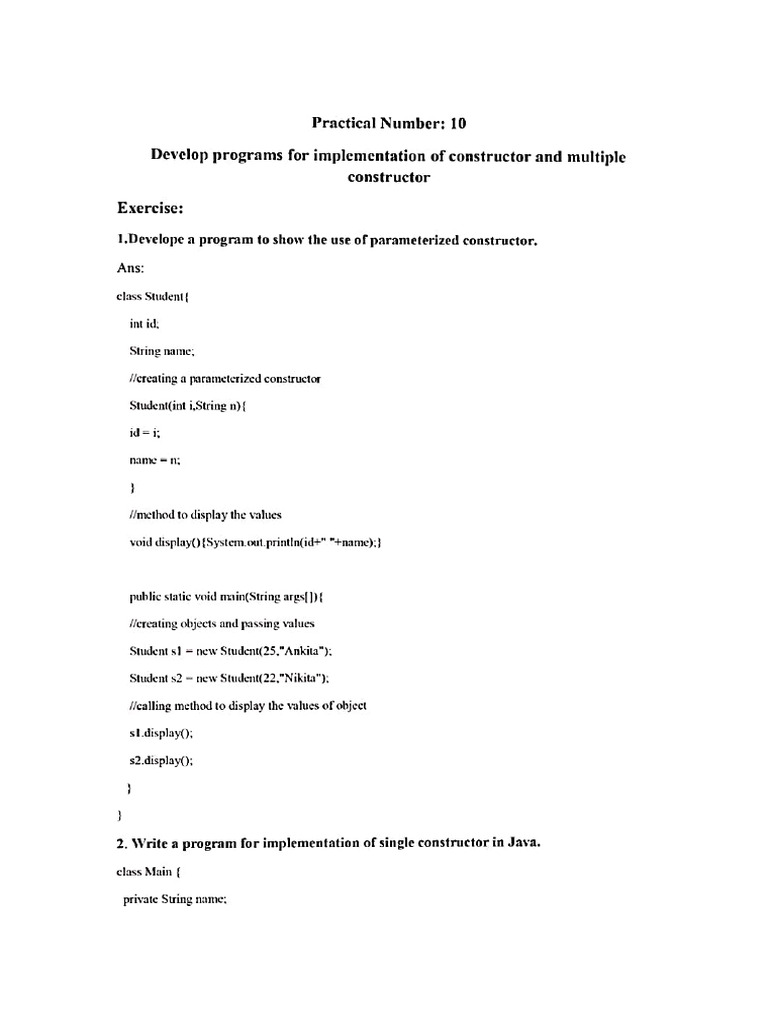 Practical No.10 | PDF