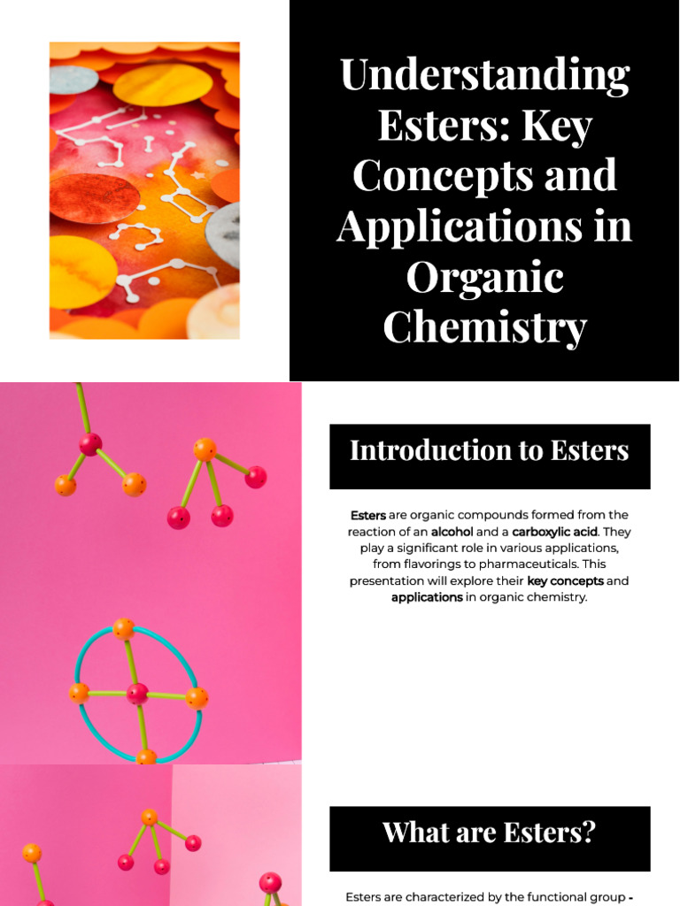 Slidesgo Understanding Esters Key Concepts and Applications in Organic ...