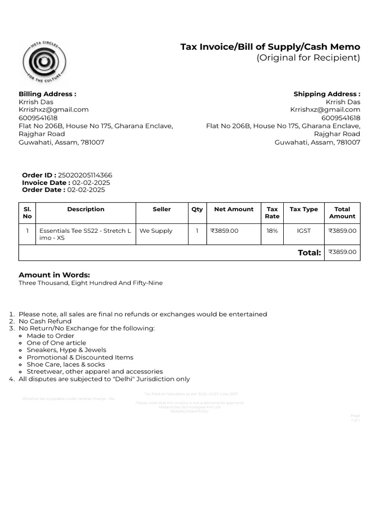 Invoice | PDF | Invoice | Taxes