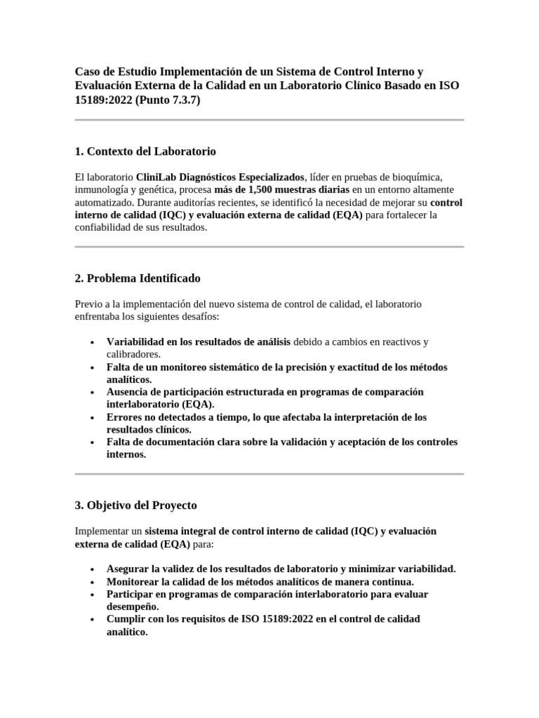 005 Caso de Estudio Implementación de Un Sistema de Control Interno y Evaluación Externa de La ...