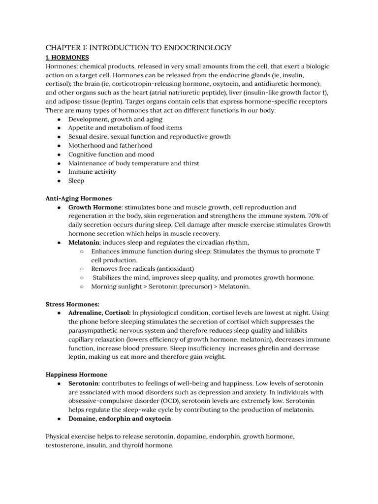 Understanding Hormones and Endocrinology | PDF | Hypothalamus ...