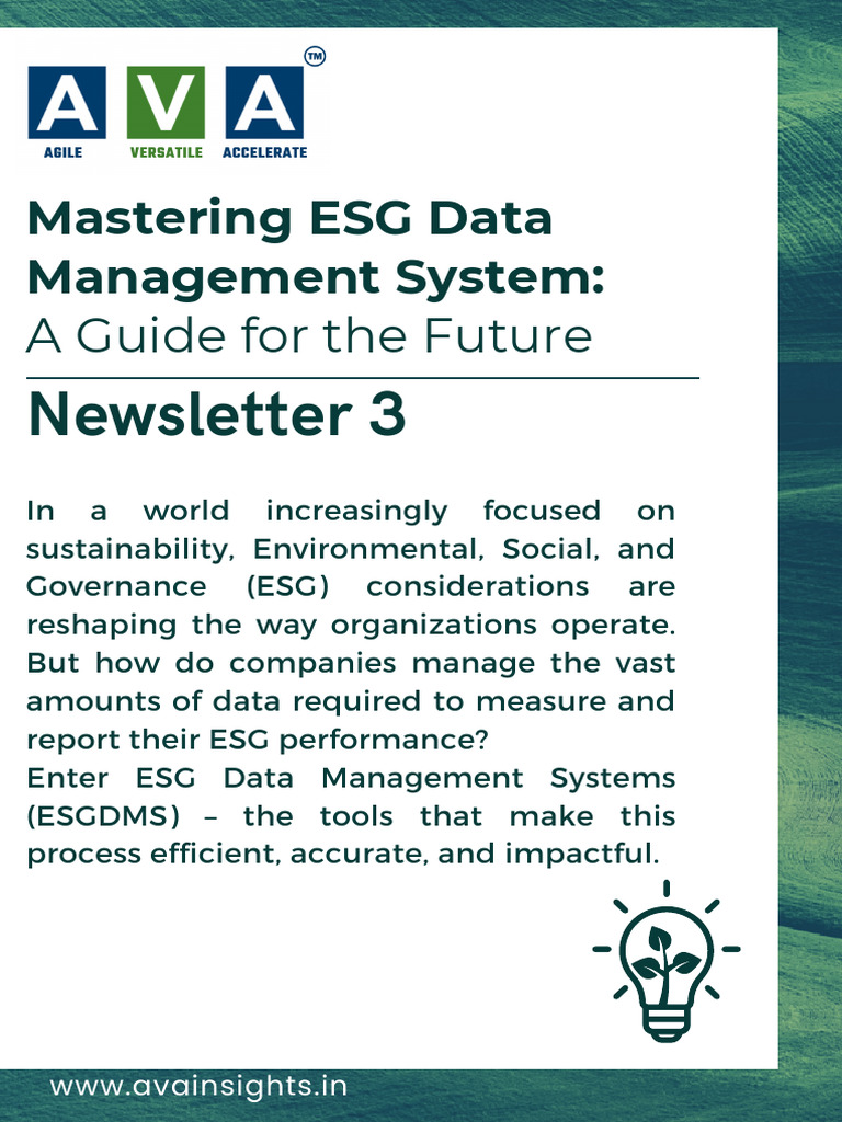 Mastering ESG DataManagement System | PDF | Business | Economy And The Environment