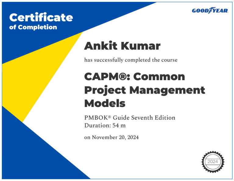 CAPM® - Common Project Management Models | PDF