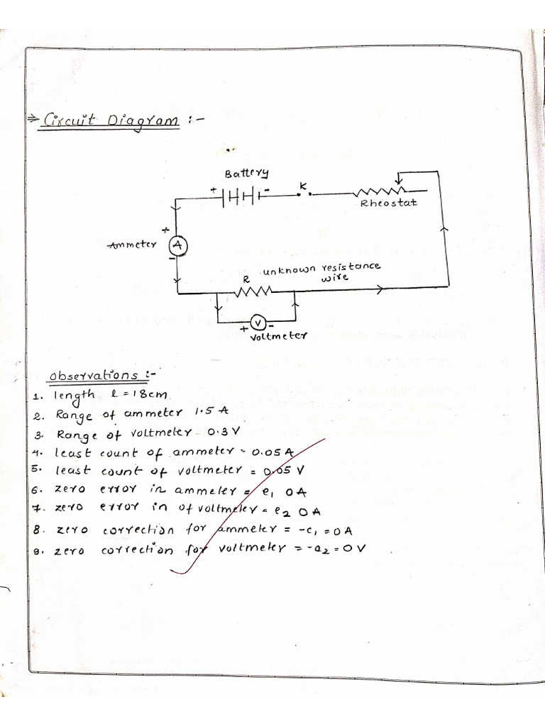Physics Practicals (1 7) | PDF
