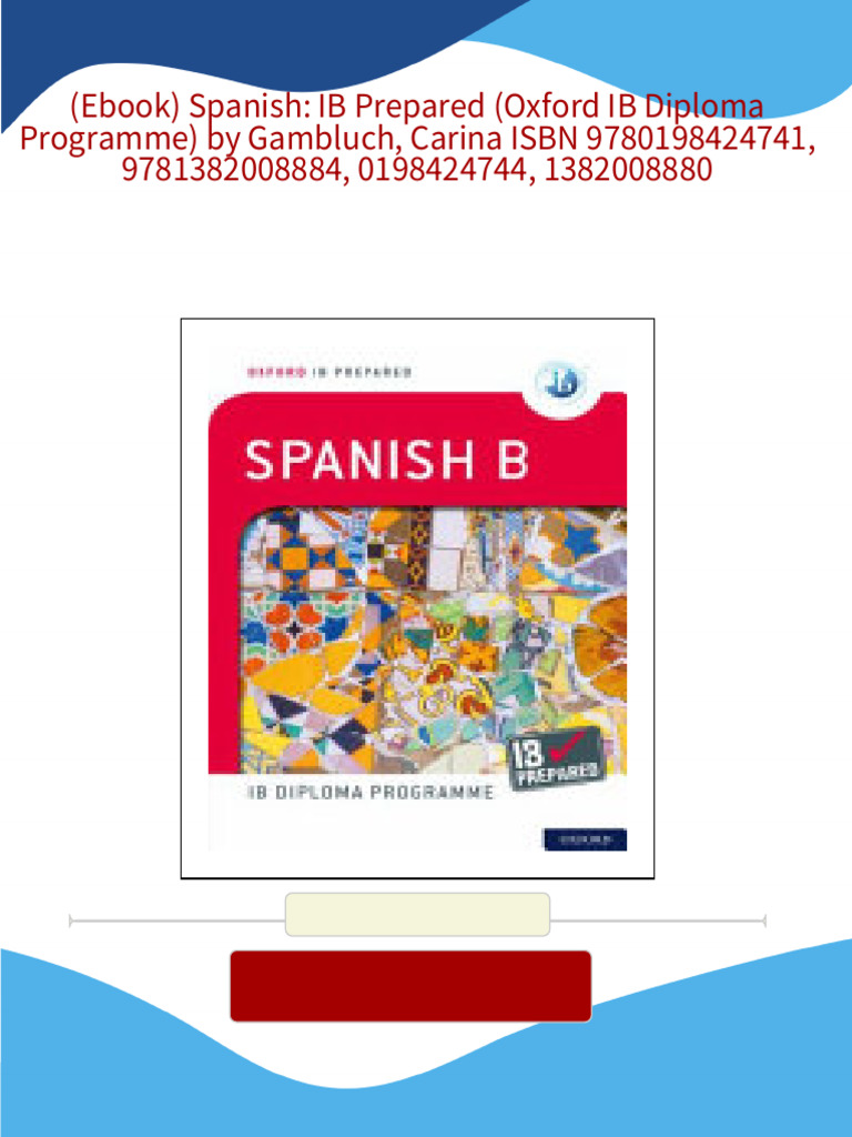 (Ebook) Spanish: IB Prepared (Oxford IB Diploma Programme) by Gambluch ...