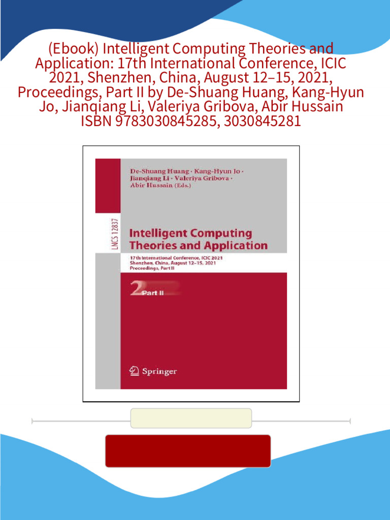 Theories-And-Application-17th-International-Conference-Icic-2021-Shenzhen-China-August-1215-2021 ...
