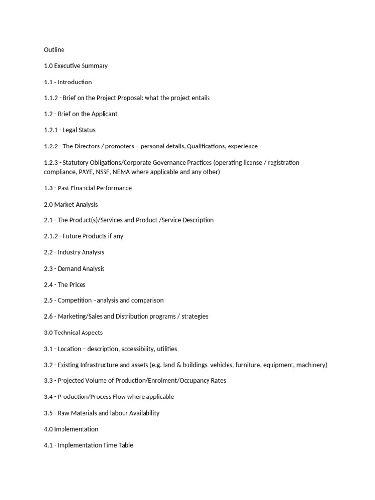 Comprehensive Project Proposal Overview | PDF