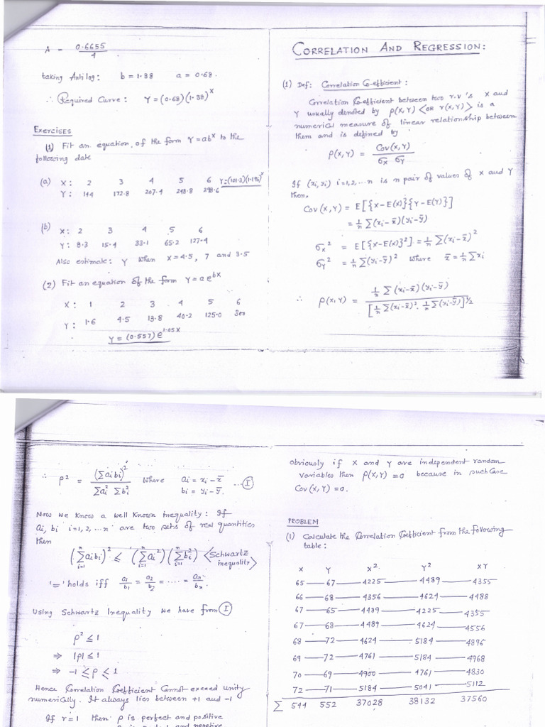 Lec 14 Correlation_Regress | PDF