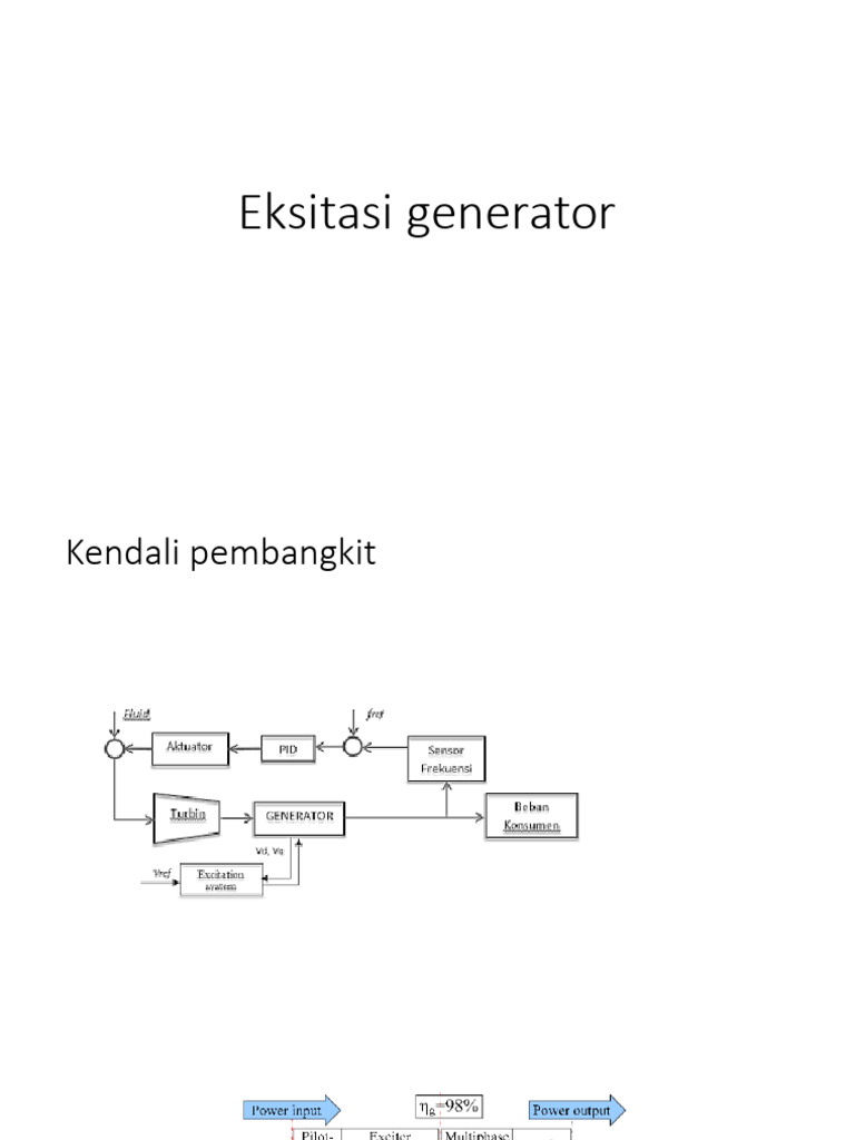Sistem Eksitasi Generator Sinkron | PDF