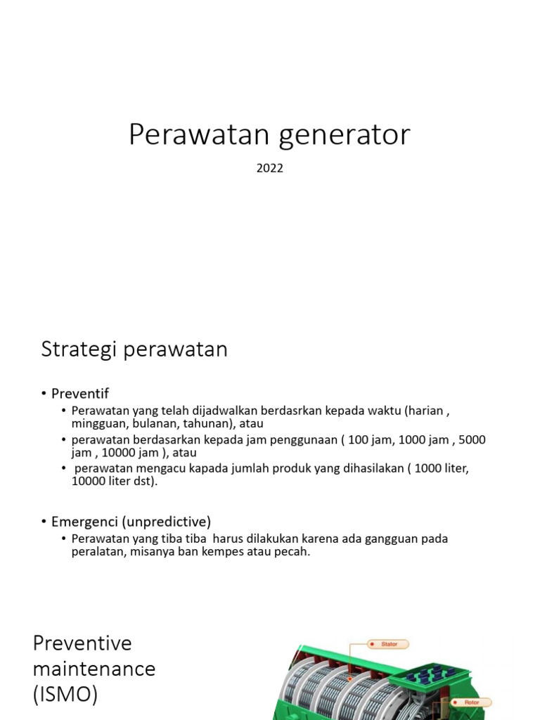 B6. Preventive Maintenance Generator | PDF