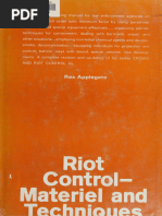 Crowd Control & Riot Manual (Booklet) | PDF | Surveillance | Riot