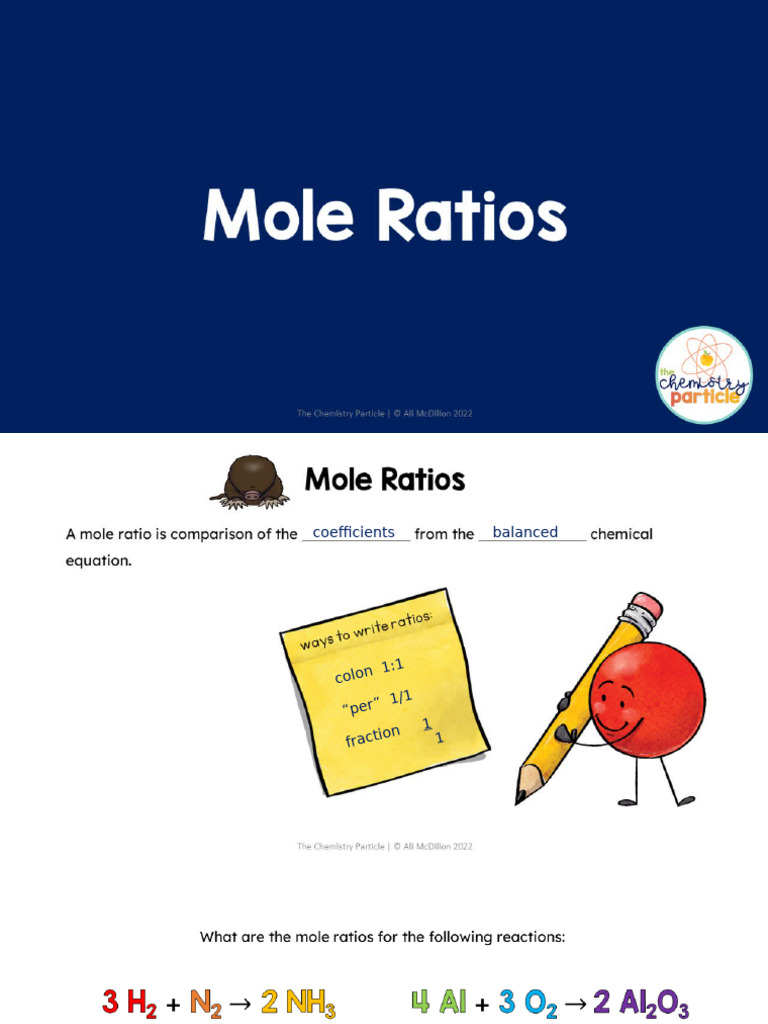 Mole Ratio Notes (Page 7) | PDF