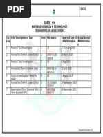 NST Lesson Plan Term 4 | PDF | Solar System | Moon