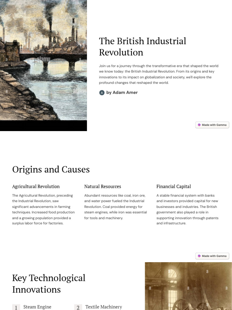 The British Industrial Revolution | PDF | Industrial Revolution | Child ...
