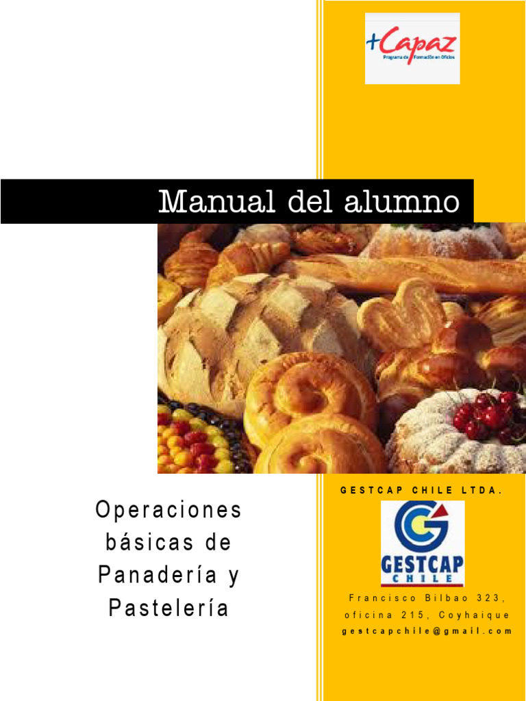 Manual de Panaderia y Pasteleria | PDF | Alimentos | Seguridad y salud ocupacional