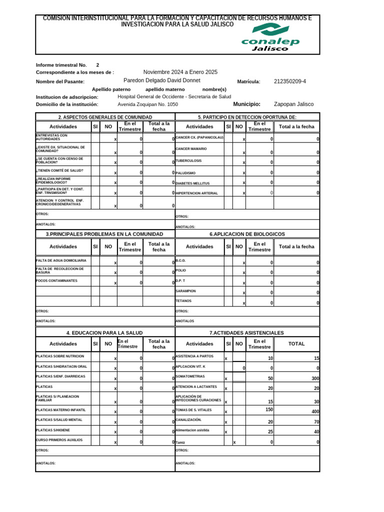 Reporte Hgo | PDF | Ciencias de la Salud | Enfermedades y trastornos ...