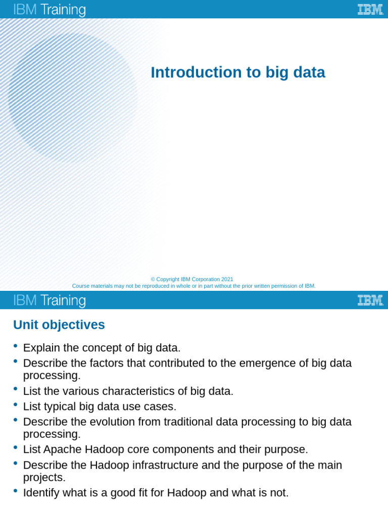 Lec 7 Hadoop Intro (3) | PDF | Apache Hadoop | Big Data