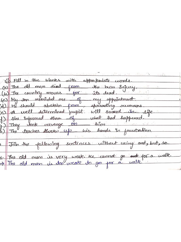 Prepositions and Transformation of Sentence | PDF