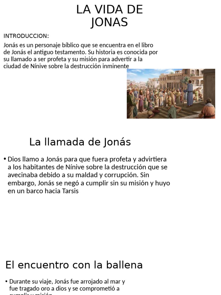 La Vida de Jonas | PDF