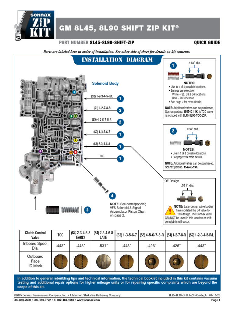 8L45 8L90 Shift Zip in - A | PDF | Clutch | Mechanical Engineering