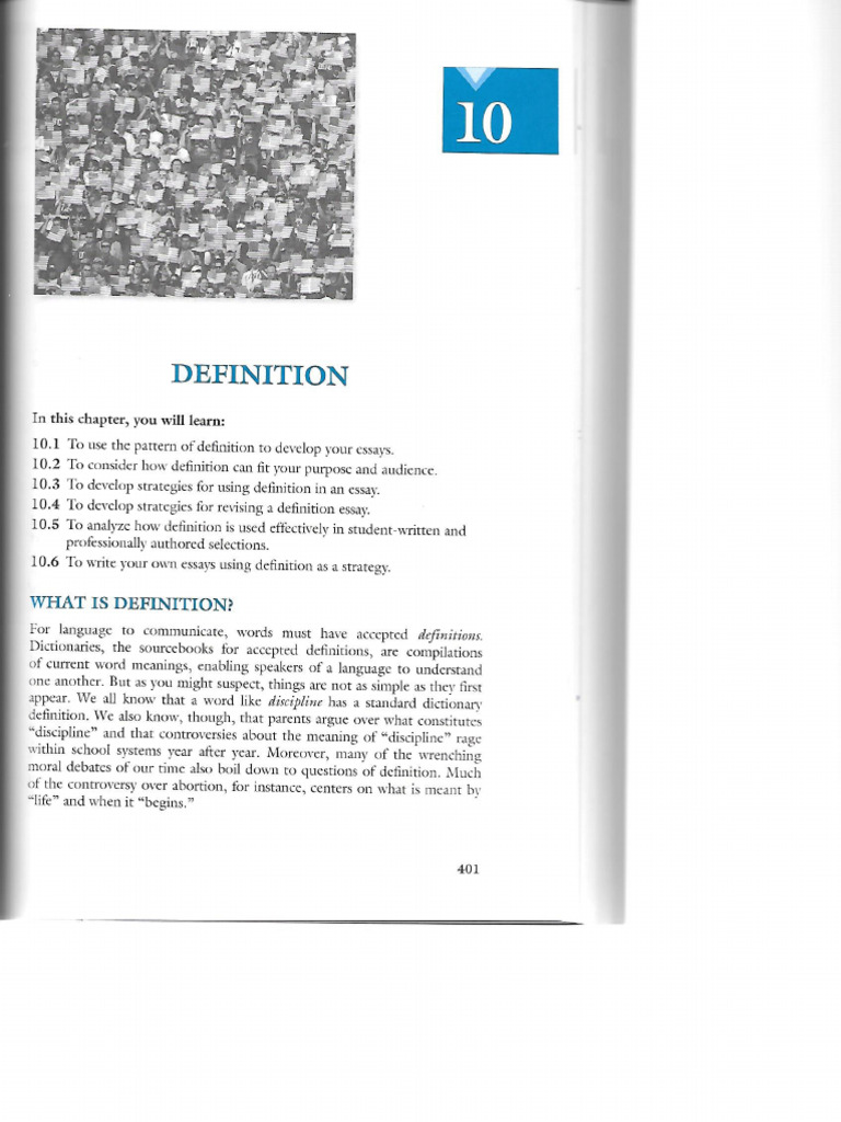 Strategies of Definition & Samples | PDF