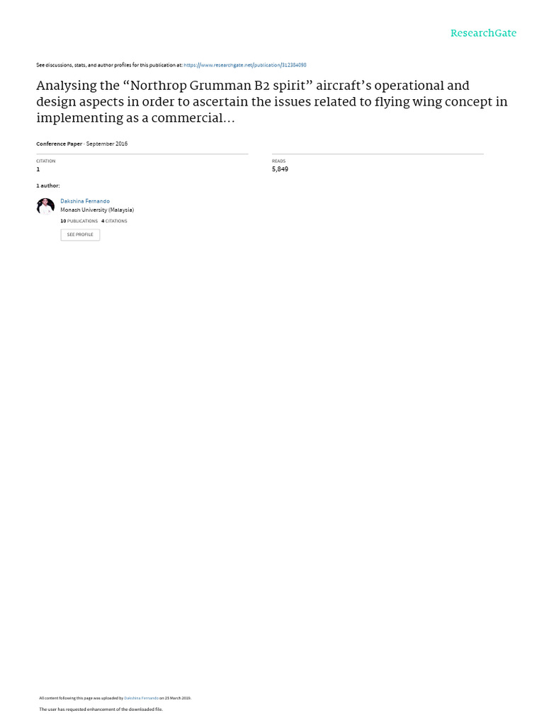 Analysingthe Northrop Grumman B2 ...