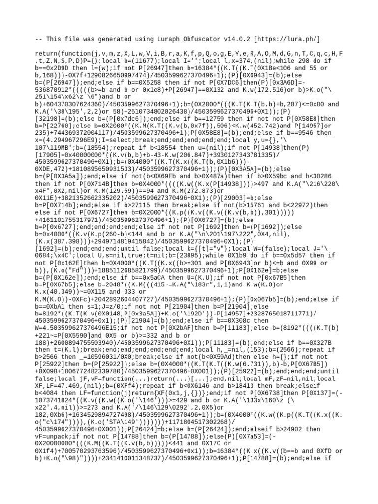 Loader Metaset - Lua | PDF