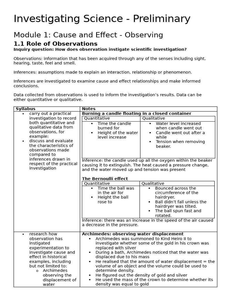 Investigating Science Preliminary Notes | PDF | Radioactive Decay ...