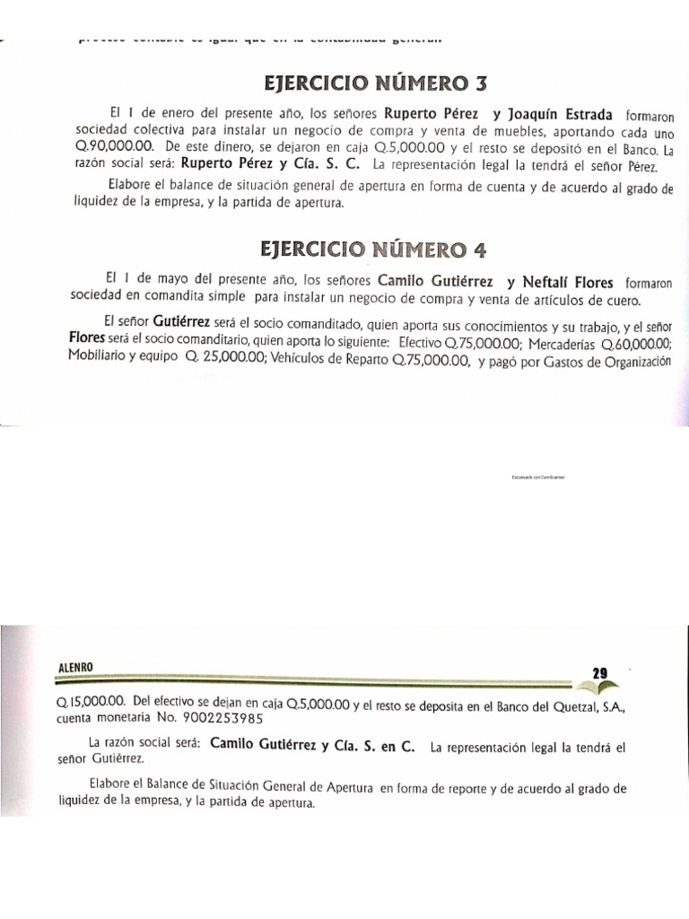 Ejercicios 03, 04, 06, 08, 09, 10 y 14 - Contabilidad de Costos - Primer Bimestre | PDF