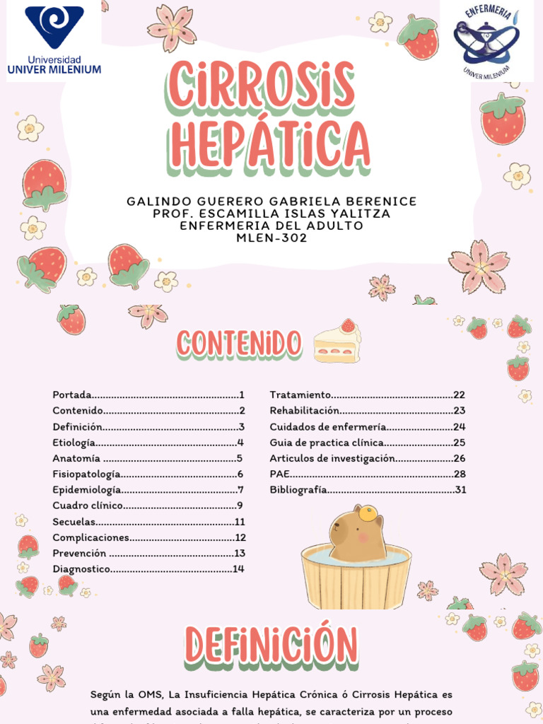 Cirrosis Hepatica | PDF | Cirrosis | Hepatitis