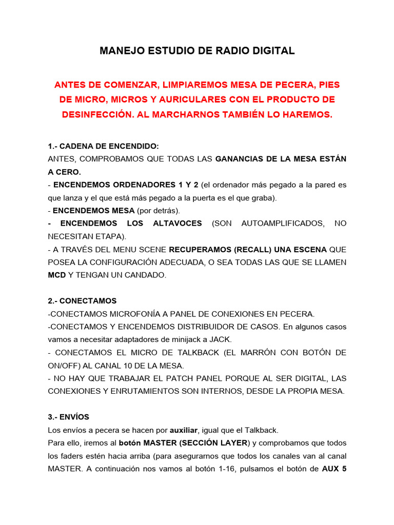 Manual de Uso de Radio Digital | PDF | Tecnología de producción sonora ...
