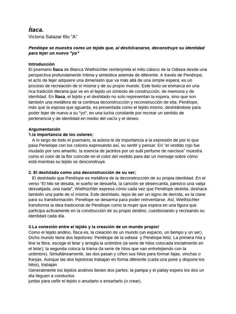 Leng | PDF | Telar | Penélope