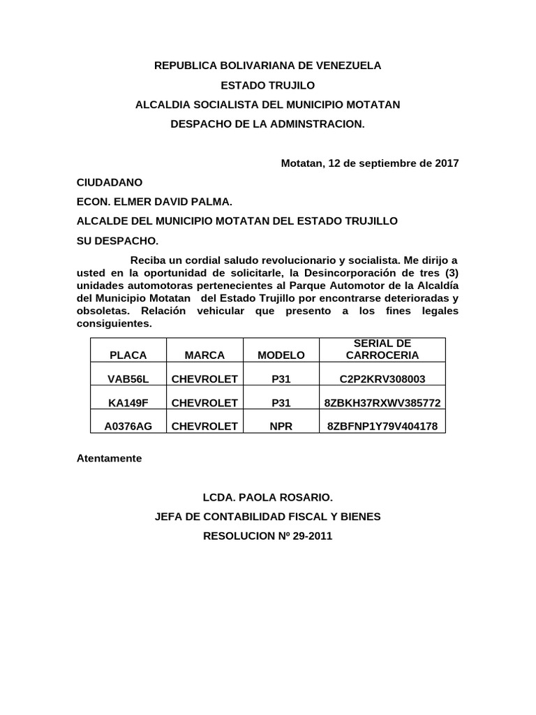 ACTA Alcaldia motatan 1 | PDF