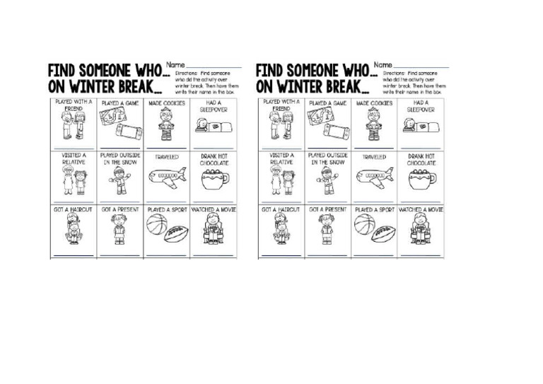 Find Someone Who... | PDF