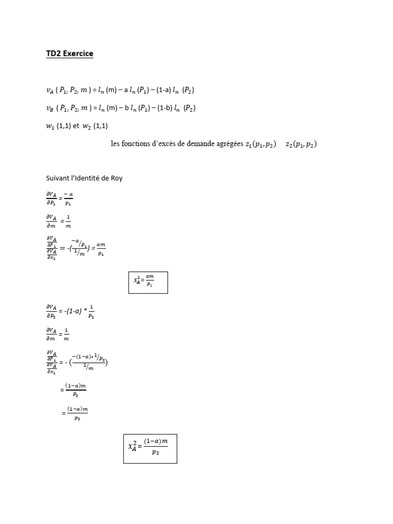 TD2 Exercice 1 | PDF