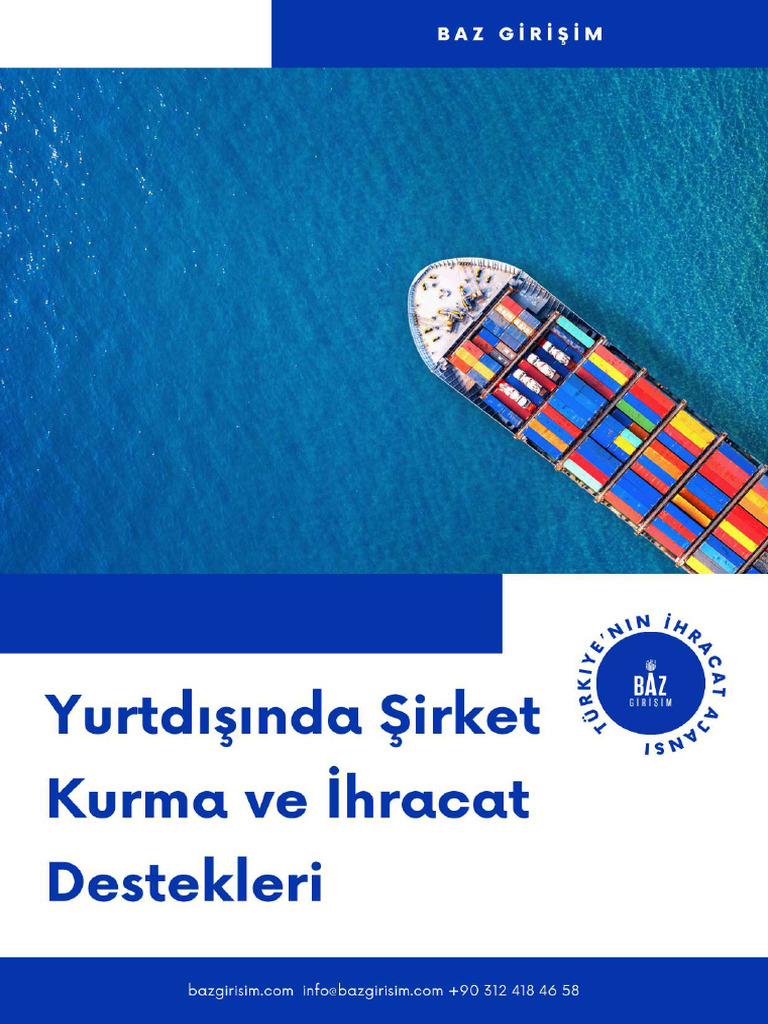 Yurt Dışında Şirket Kurma Ve İhracat Destekleri | PDF