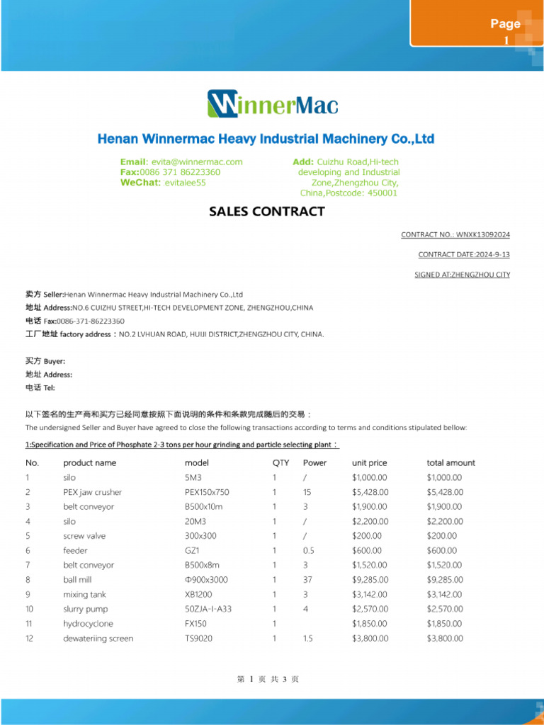 9 - 13 Sales Contract | PDF