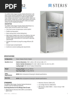 AMSCO Lab Series Small Tech Data Sheet English | PDF | Steam | Water