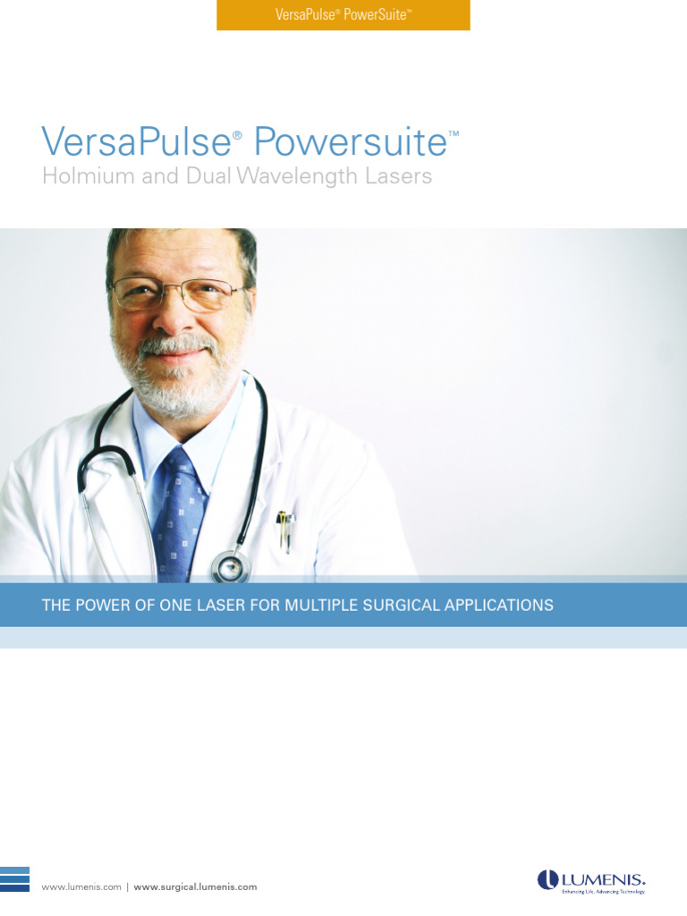 Lumenis Versapulse Powersuite 60w Brochure | PDF | Prostate | Urology