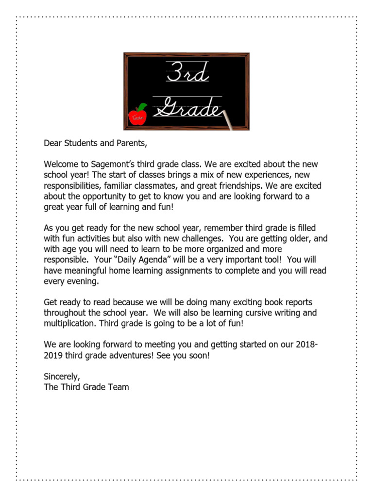 3rd-Grade-Summer-Packet-2018-2019 | PDF | Books | Pencil