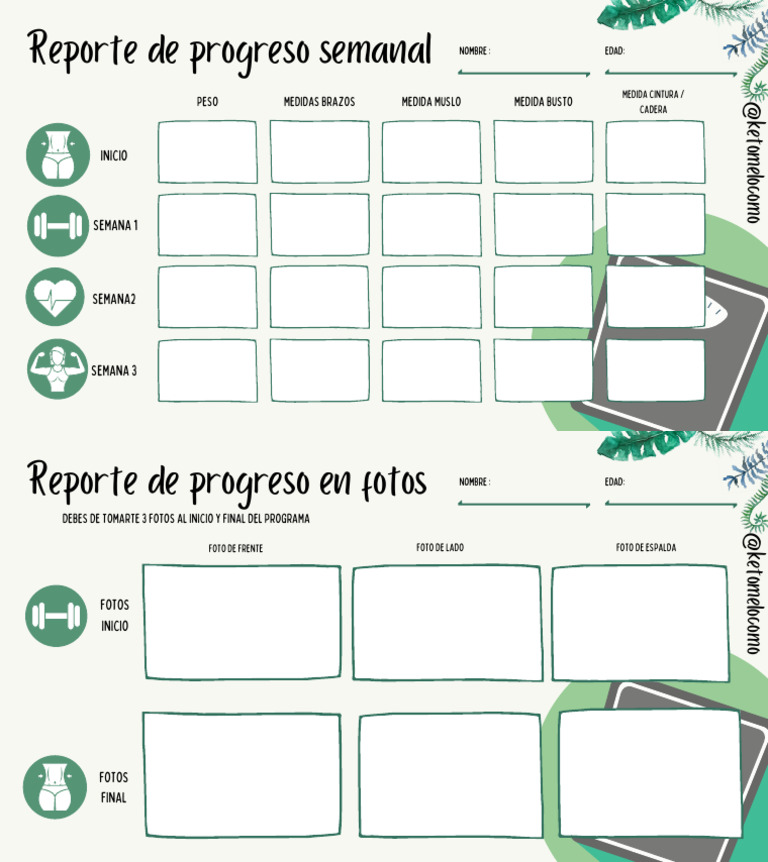 Reporte de Progreso Semanal | PDF